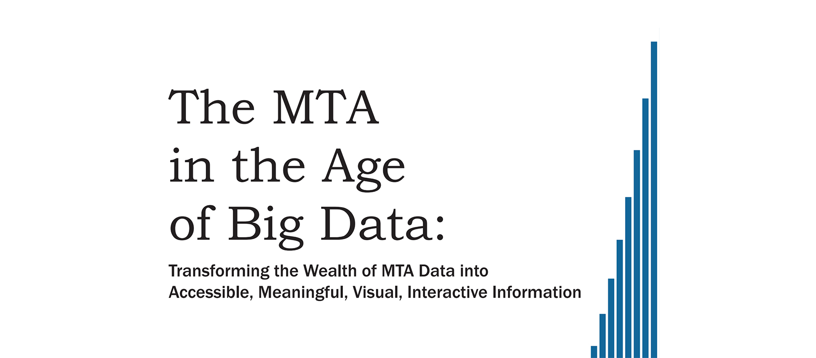 MTA in the Age of Big Data (2013) - PCAC