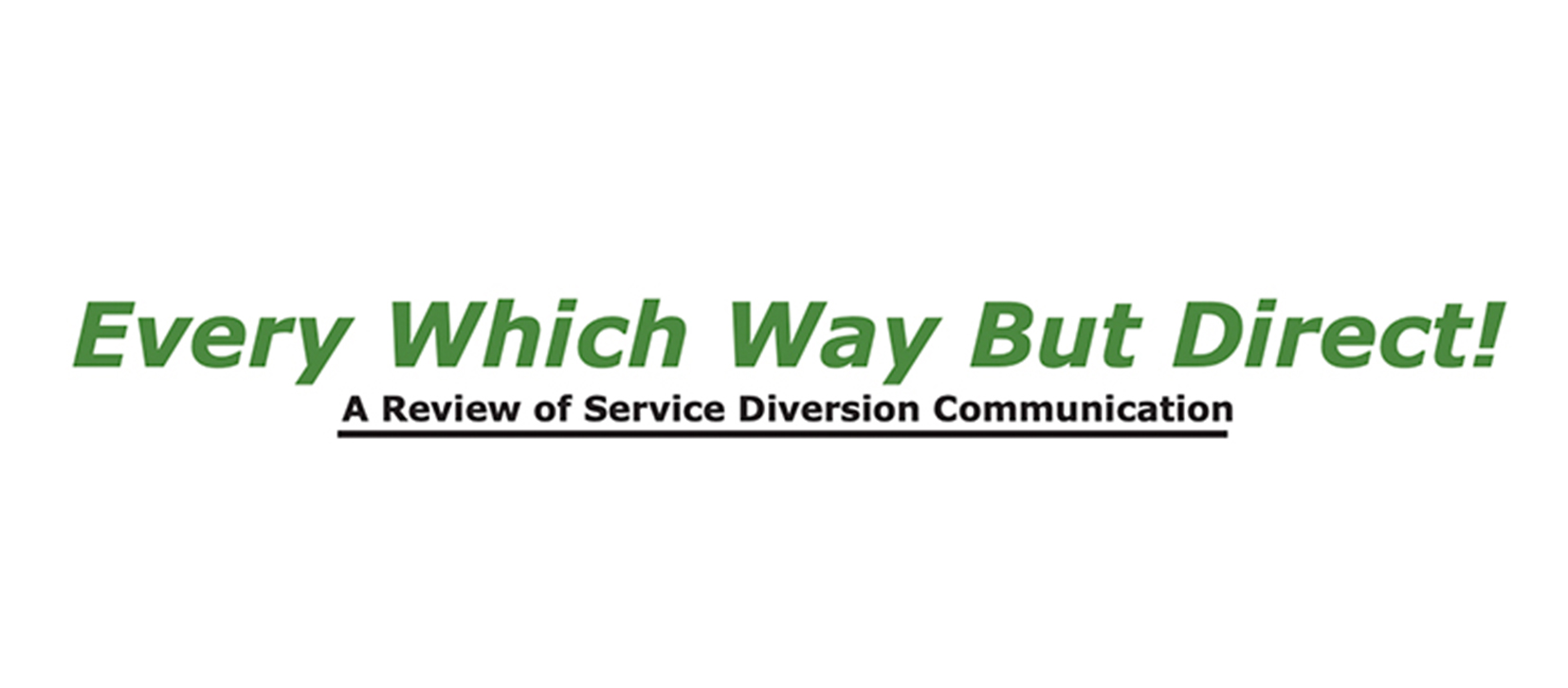 Every Which Way But Direct! (2014) - PCAC