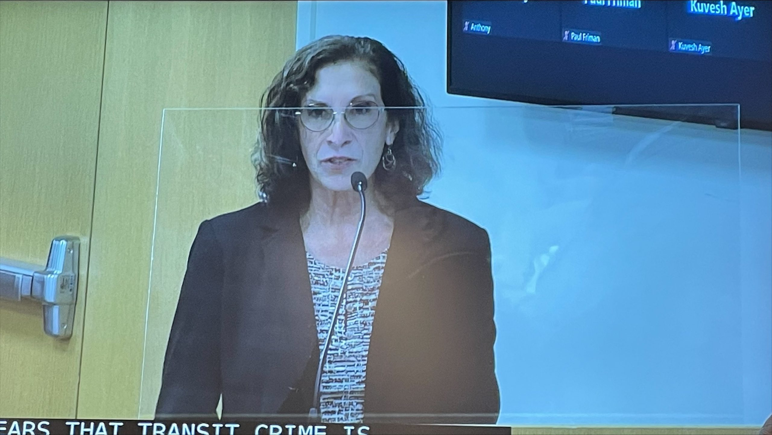 MTA Committee Meeting Testimony-Transit Crime is our New Pandemic: We ...