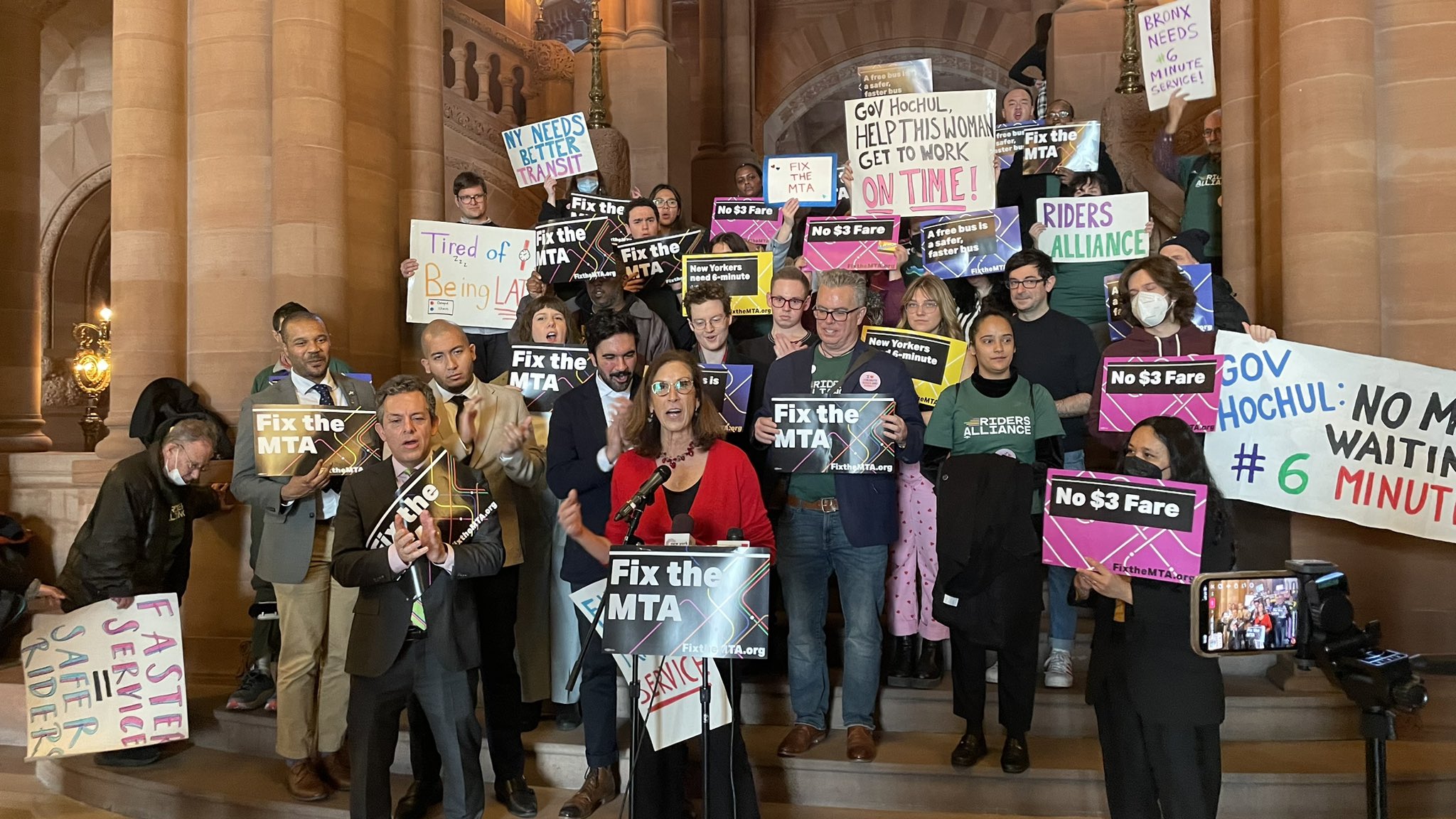 PCAC Rallies in Support of the Fix the MTA Package - PCAC